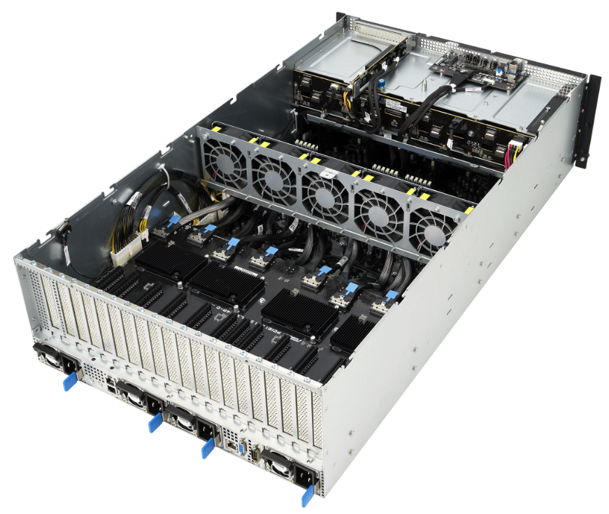 [SERVER] ASUS ESC8000A-E12P (4U) - AMD EPYC™ 9004 듀얼프로세서 4U GPU 서버