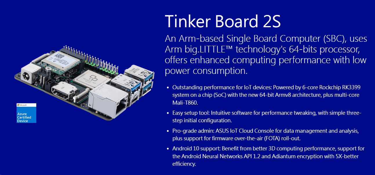 [AIOT] ASUS Tinker Board 2 / Tinker Board 2S Debian 10 V2.1.11 업데이트