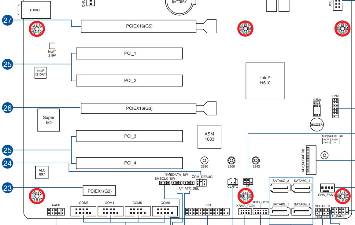 [산업용MB] ASUS H610A-IM-A 소개